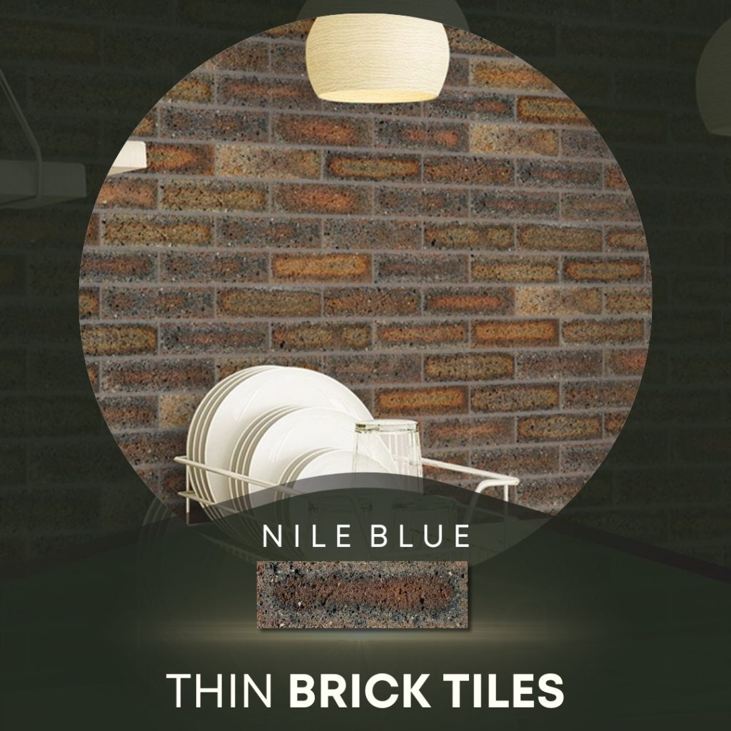 Nile Blue Brick Tiles - Brick Tile Shop
